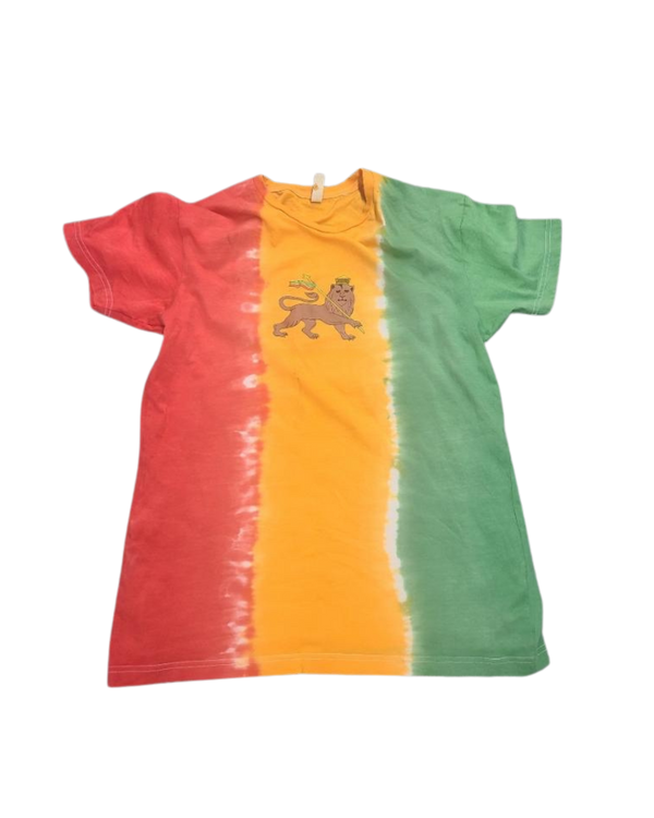 Kabaka Pyramid Red Gold & Green Tie Dye - Kabaka Pyramid Merchandise