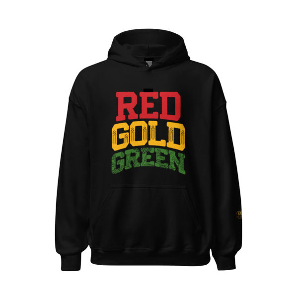 Kabaka Pyramid Red Gold & Green Pullover - Kabaka Pyramid Merchandise